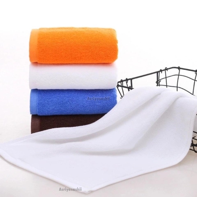 Jual Handuk Wajah Leher Muka 35x70 Asriyasashii Cotton 100% Tebal ...