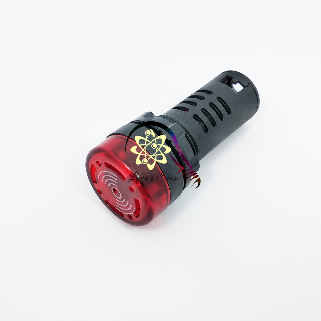 Jual Pilot Lamp Flash Buzzer AD16-22SM LED Light Beeper Alarm Signal 220V | Shopee Indonesia