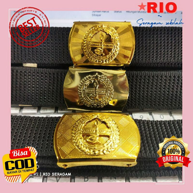 Jual Sabuk PRAMUKA Kuningan motif | Shopee Indonesia