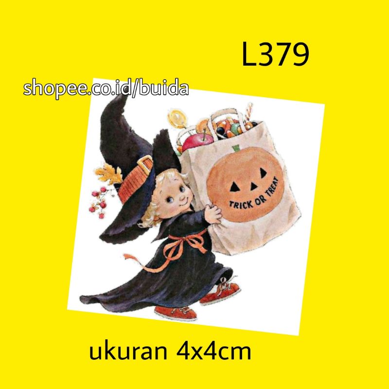 Jual Stiker Trick or treat Sticker Label Hari Happy Halloween Pesta ...