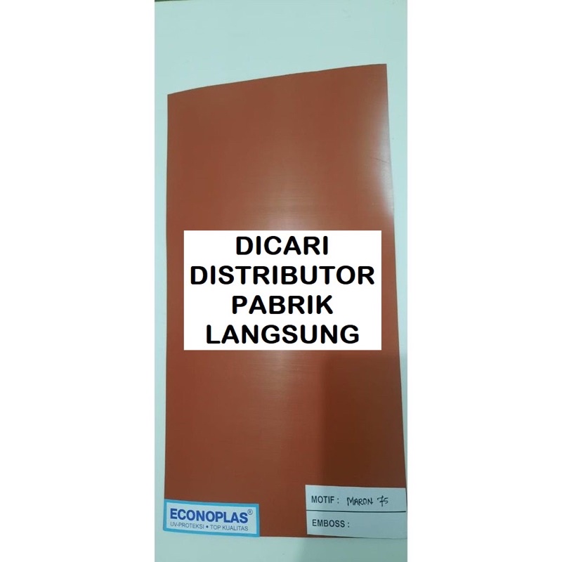 Jual Econoplas 75 MARON Polos - Fiber Plastik Pelapis/ Penutup Pagar ...