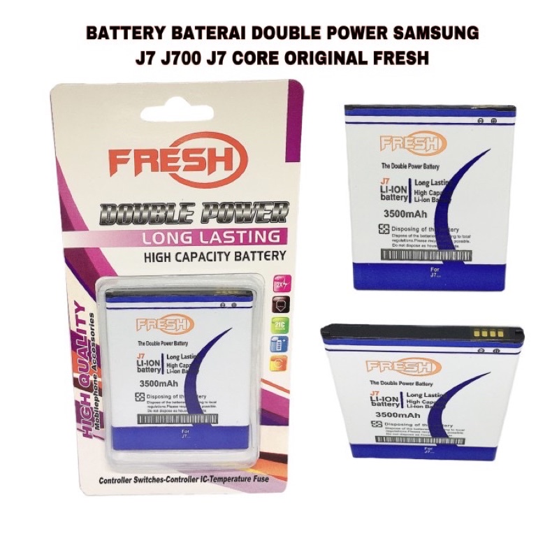 Jual BATTERY BATERAI DOUBLE POWER SAMSUNG J7 J700 J7 CORE ORIGINAL ...