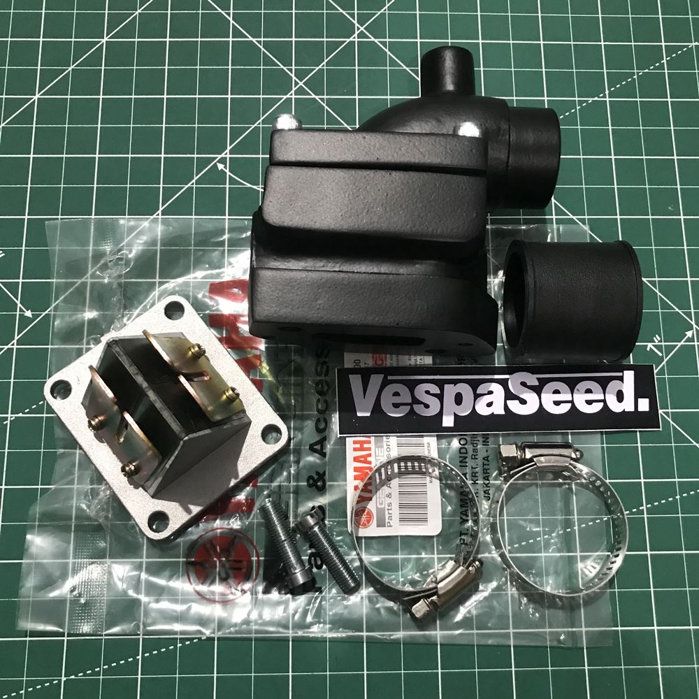 Jual Intake Manifold Manipol Susun 3 Vespa Komplit Membran RX King RXZ ...