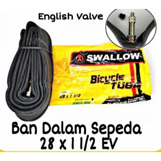 Jual ban dalam swallow 28 x 1 1/2 English Valve ban dalam sepeda 28x1 1/2 pentil becak ban dalam ...