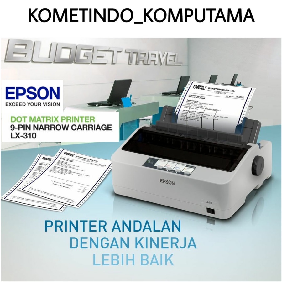 Jual TKDN Printer Epson LX-310 Dot Matrix / Print LX310 / LX 310 / Dot ...