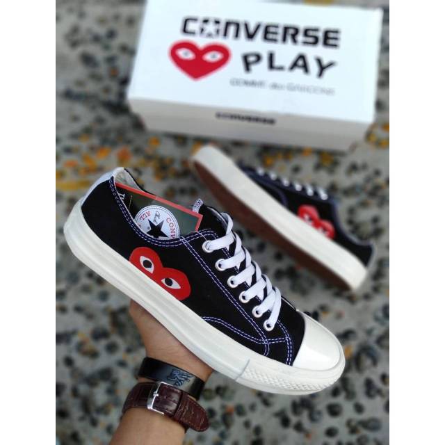 Jual Sneakers Converse Play Love eye Unisex 2 varian warna import ...