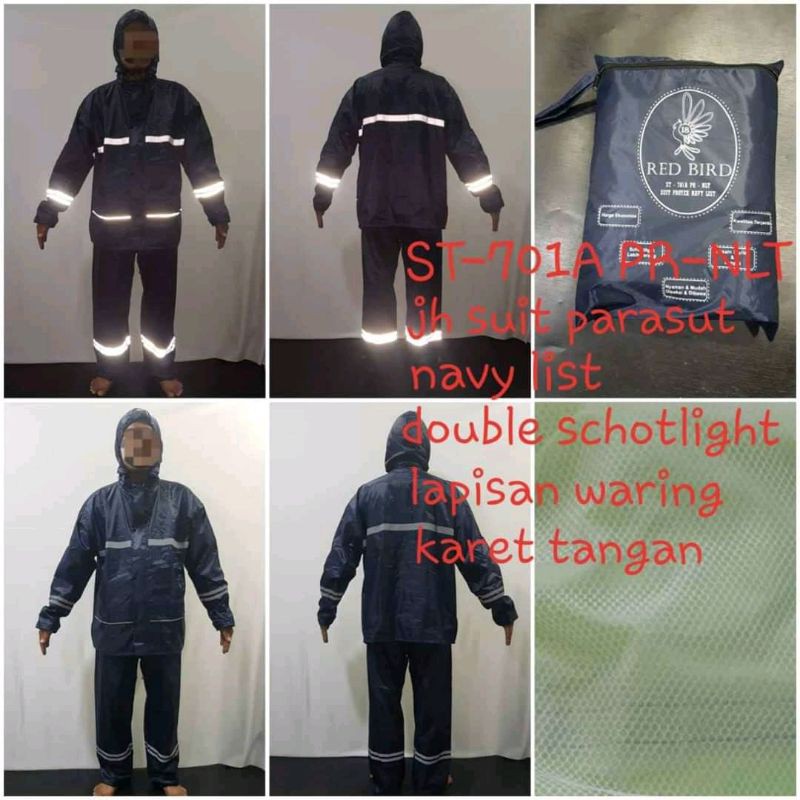 Jual JAS HUJAN BAHAN PARASUT ST 701 NAVY. | Shopee Indonesia