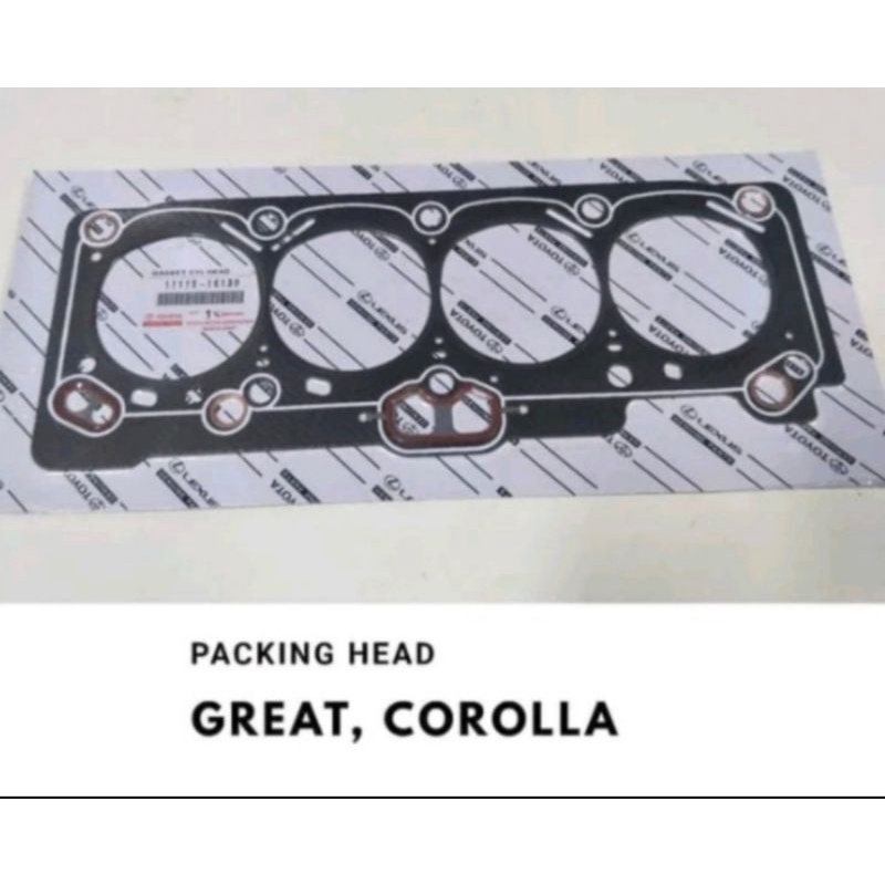 Jual PACKING CYLINDER HEAD PAKING HEAD PAKING KOP TOYOTA GREAT COROLLA ...