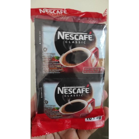 Jual NESCAFE kopi Classic Hitam 10'S X 2gr | Shopee Indonesia