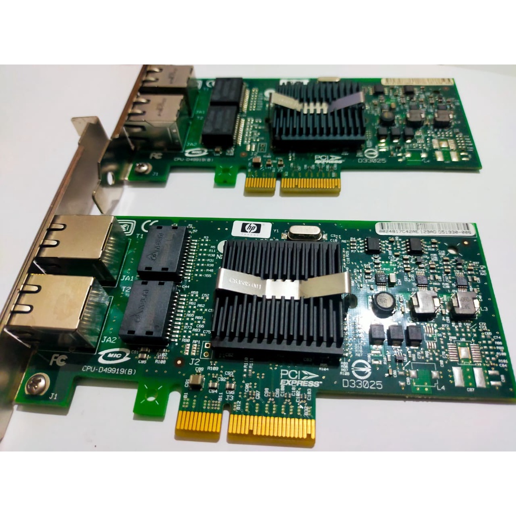 Jual Lan Card HP NC360T PCI Express Dual Port Gigabit (10/100/1000 Mbps ...