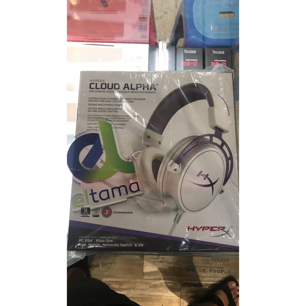 Jual HyperX Cloud Alpha Limited Edition White Purple Gaming Headset ...