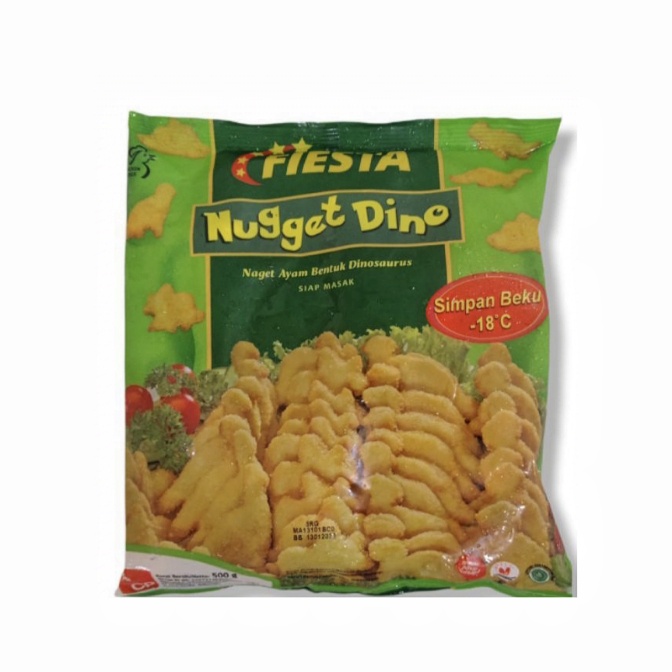 Jual Fiesta Nugget Dino 500gr Nugget berbentuk Dinosaurus 500gram | Shopee Indonesia
