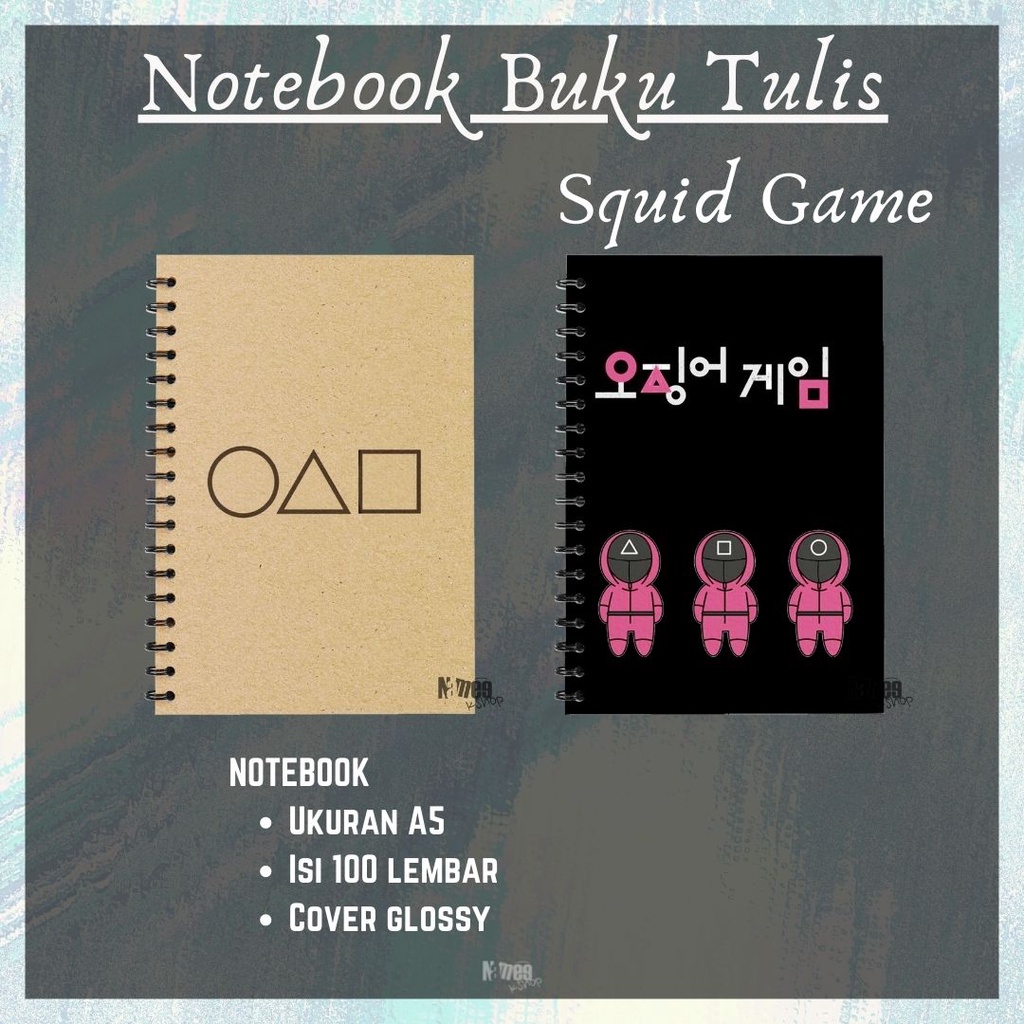Jual Squid Game Notebook Invitation Card | Shopee Indonesia