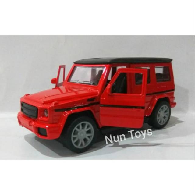 Jual Diecast Mobil Mercedes Benz G-Class Warna Merah | Shopee Indonesia