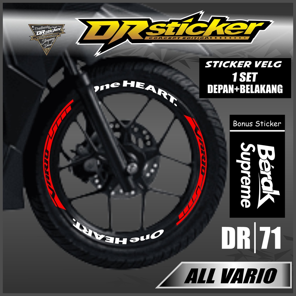 Jual Sticker Velg - Cutting Velg Sticker Cutting Velg Motor VARIO ...