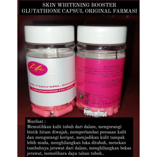 Jual GLUTHA CAPSUL (SUPLEMENT WHITENING)/GLUTHA COLLAGEN/PIL PEMUTIH ...