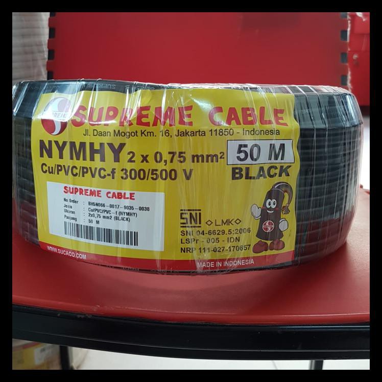 Jual Kabel nyyhy 2x0.75mm 50meter supreme | Shopee Indonesia