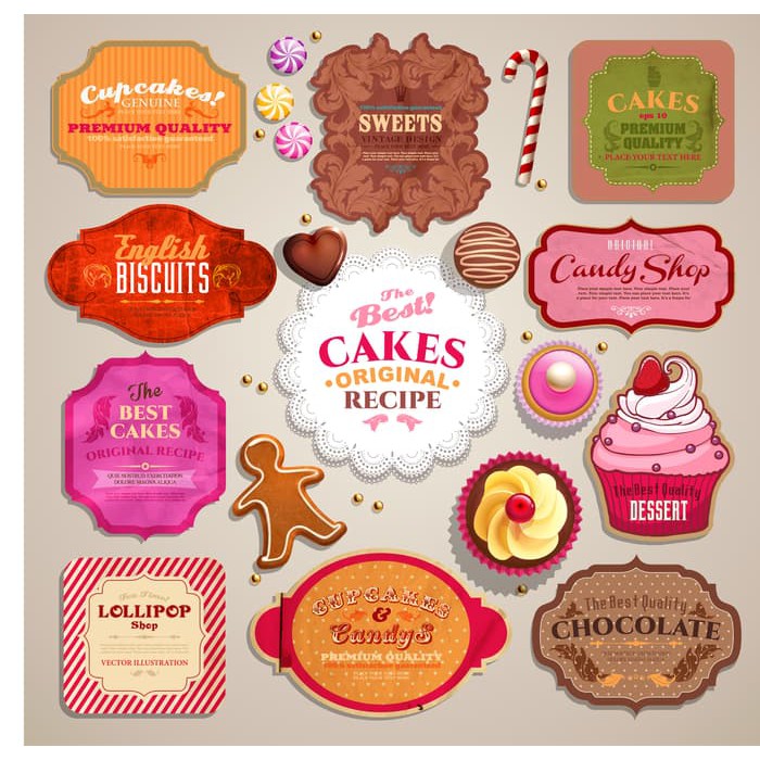 Jual Sticker Label Toples, Sticker Kue Kering, Sticker Label Makanan ...