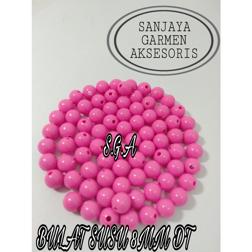 Jual Manik Bulat / Mote Susu / Manik Susu / Manik Susu Pastel / Mote Bulat / Manik Susu Bulat ...