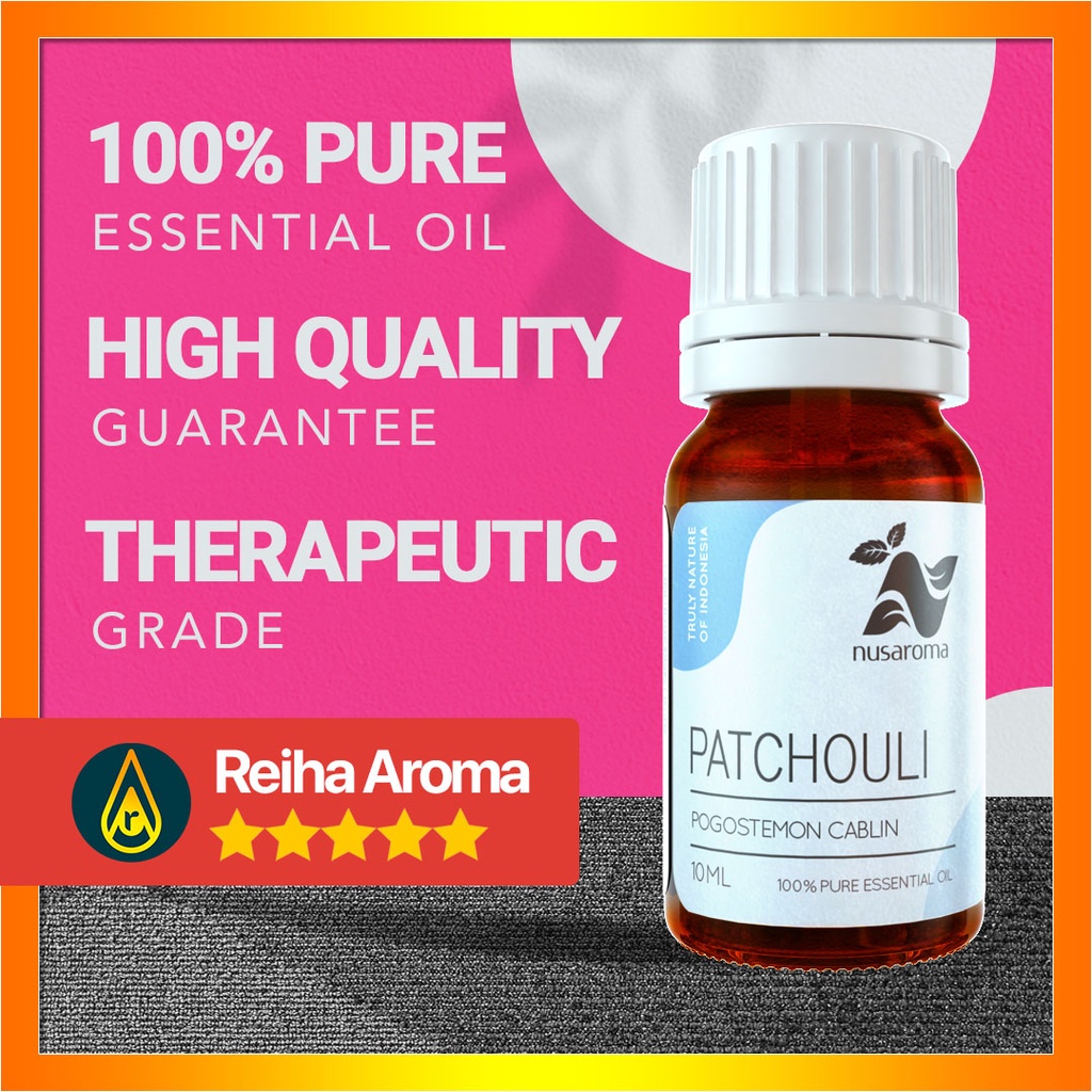 Jual Nusaroma Patchouli Essential Oil (Minyak Nilam) 10ML | Shopee ...