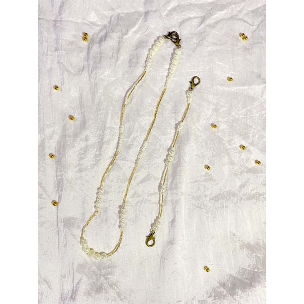 Jual Strap masker dan Connector masker (manik-manik) | Shopee Indonesia