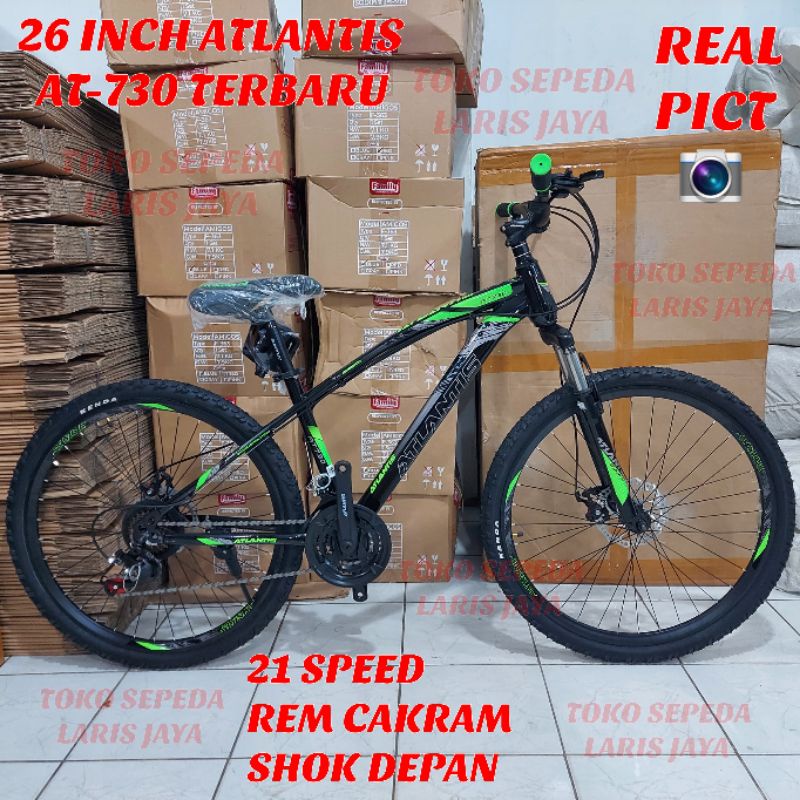 Jual SEPEDA GUNUNG 26 INCH ATLANTIS AT69, MTB 26 ATLANTIS AT730 SEPEDA ...