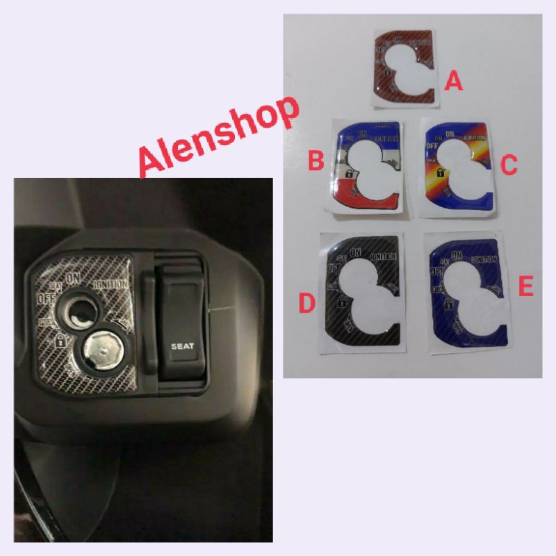 Jual STICKER EMBLEM TUTUP KUNCI KONTAK VARIO 125-150/2015-2017 | Shopee ...