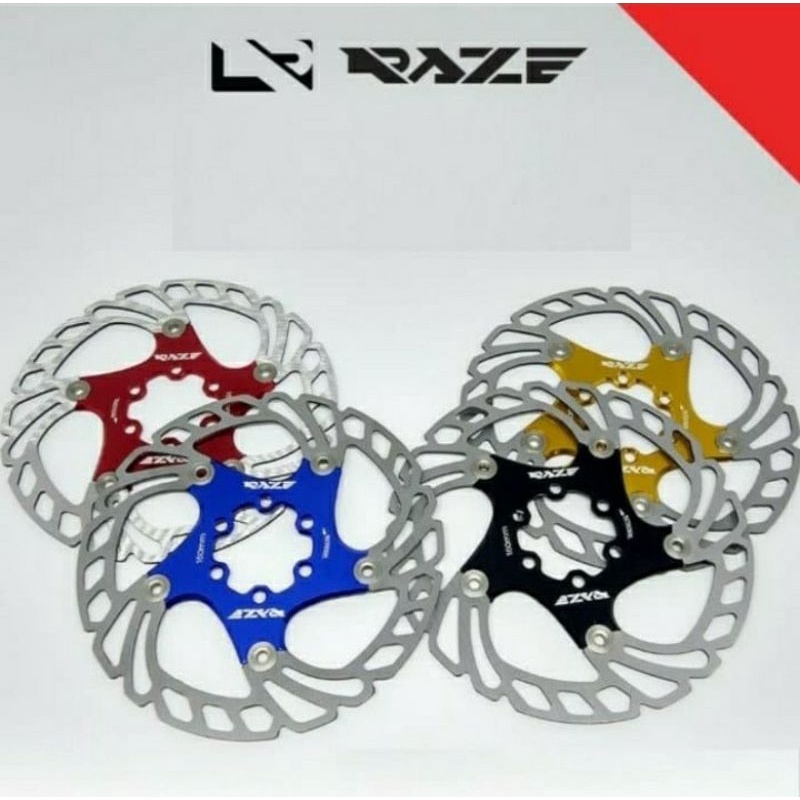 Jual rotor piringan rem discbrake disc brake caliper cakram sepeda RAZE ...