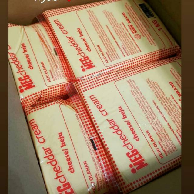 Jual Meg Cheddar Cream Cheese 1kg | Shopee Indonesia