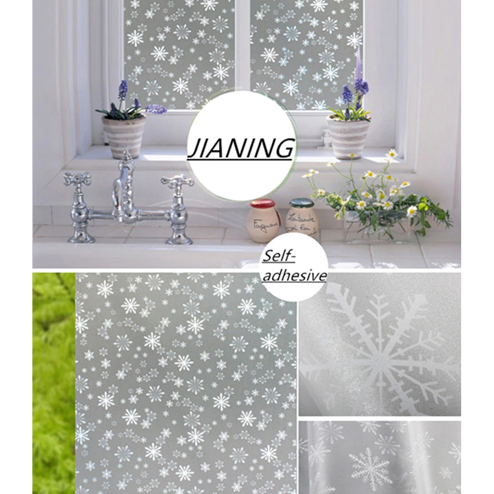 Jual WPSBGS KC017 WHITE SNOW SANDBLAST STICKER KACA 45CM X 5M STIKER ...