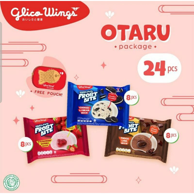 Jual Glico Wings Ice Cream Otaru Pack 24pc / Glico Ice Cream Otaru Pack ...
