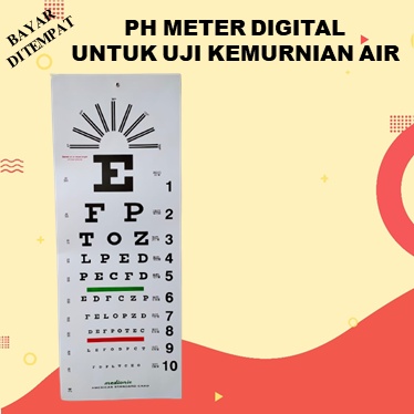 Jual snellen chart / alat pemeriksaan mata minus rabun | Shopee Indonesia