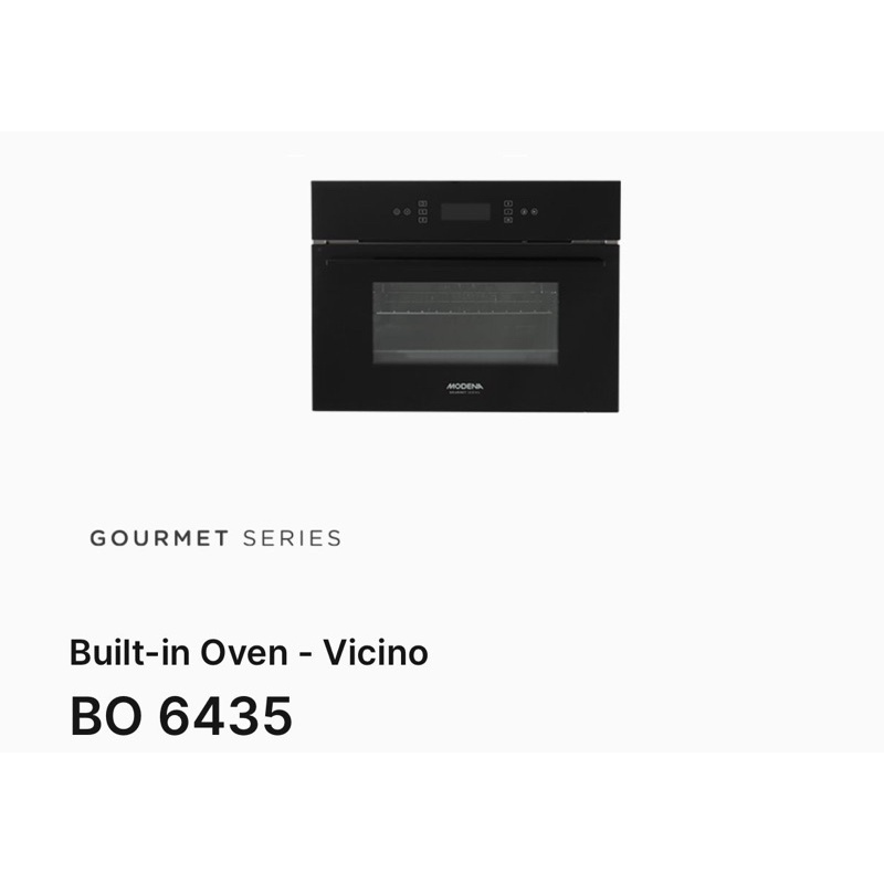 Jual Promo Built-in Electric Oven Modena tipe BO-6435 ( 60 cm ...