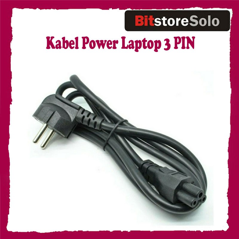 Jual Kabel Power Adaptor Laptop 3 Pin High Quality | Shopee Indonesia