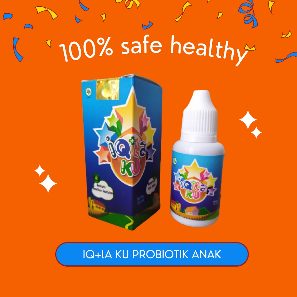 Jual Probiotik Diare Anak IQ LA KU Kemasan Botol 35 ml | Shopee Indonesia