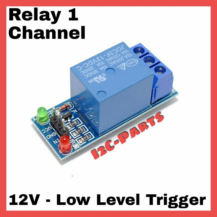 Jual 12v Relay 1 Channel Module For Arduino STM32 Raspy Low Level Trigger | Shopee Indonesia