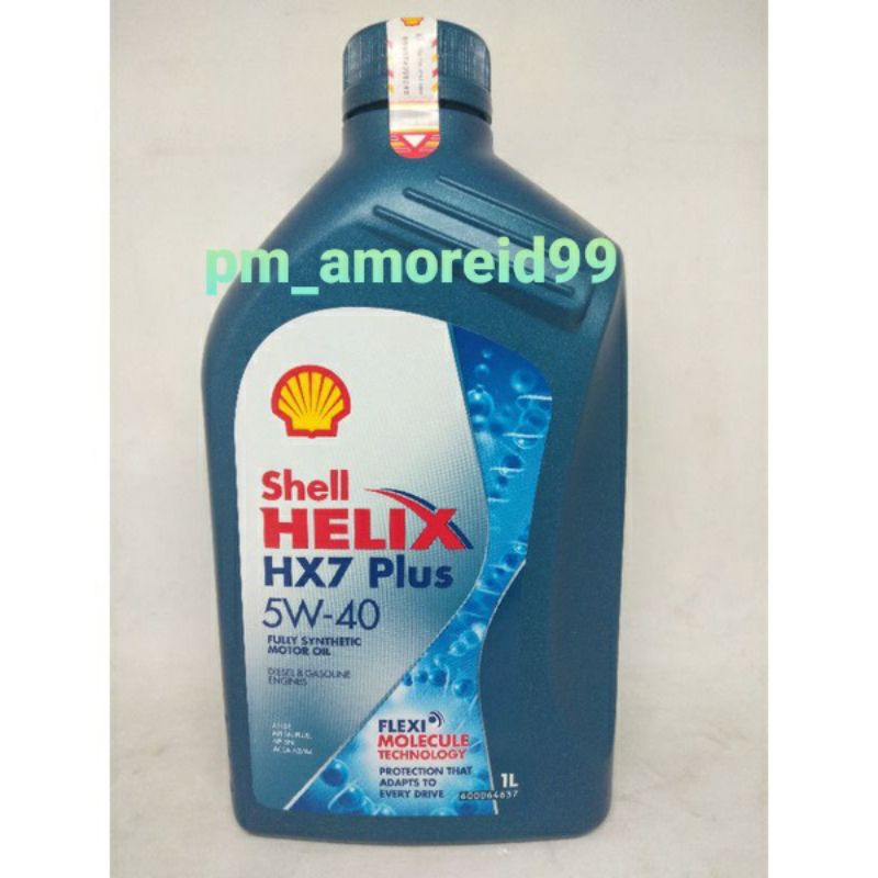 Jual Shell Helix HX7 Sae 5W/40 Bensin, Diesel 4T 1 Liter ( Dijamin Asli ...
