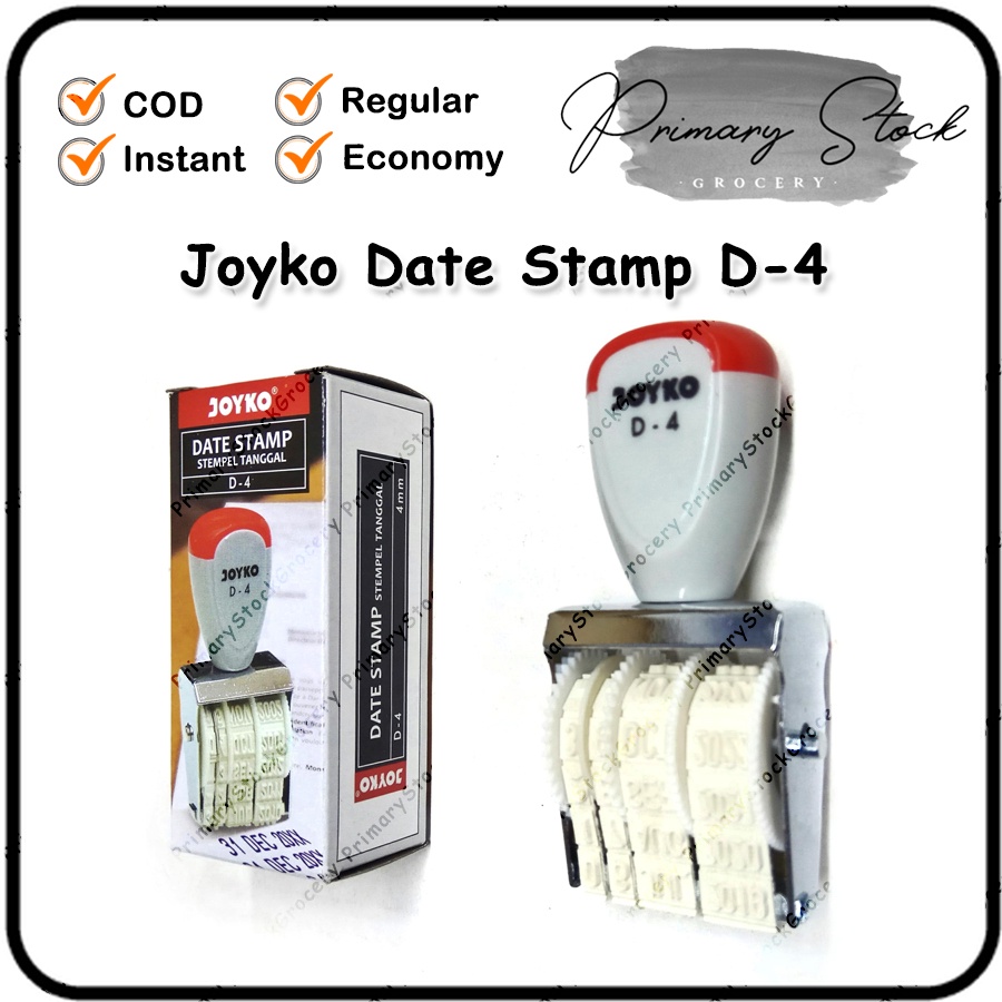 Jual Stempel Tanggal Stamp Date Stampel Joyko D-4 D4 D 4 | Shopee Indonesia