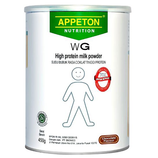 Jual Appeton Weight Gain Adult Coklat 450 gr | Shopee Indonesia