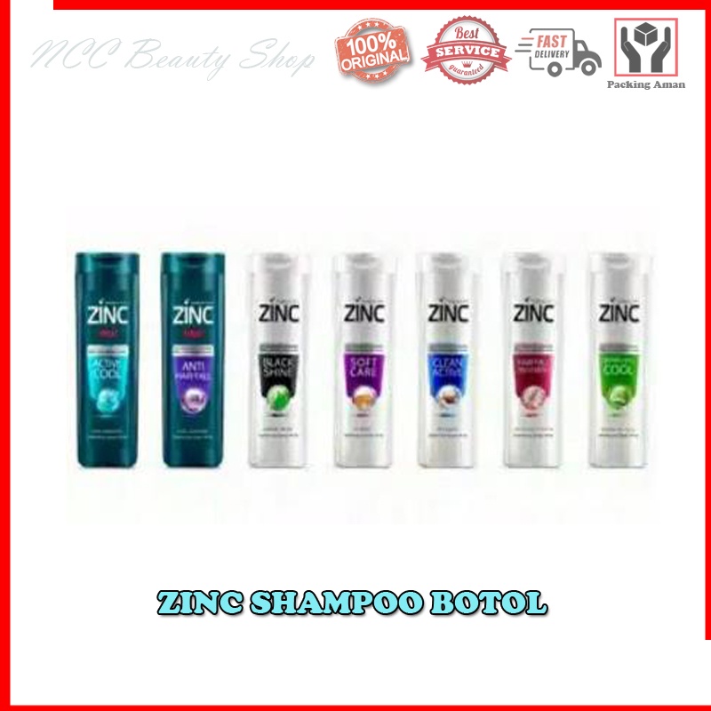 Jual * NCC * ZINC Shampo Anti Ketombe Botol Anti dandruff Shampoo ...