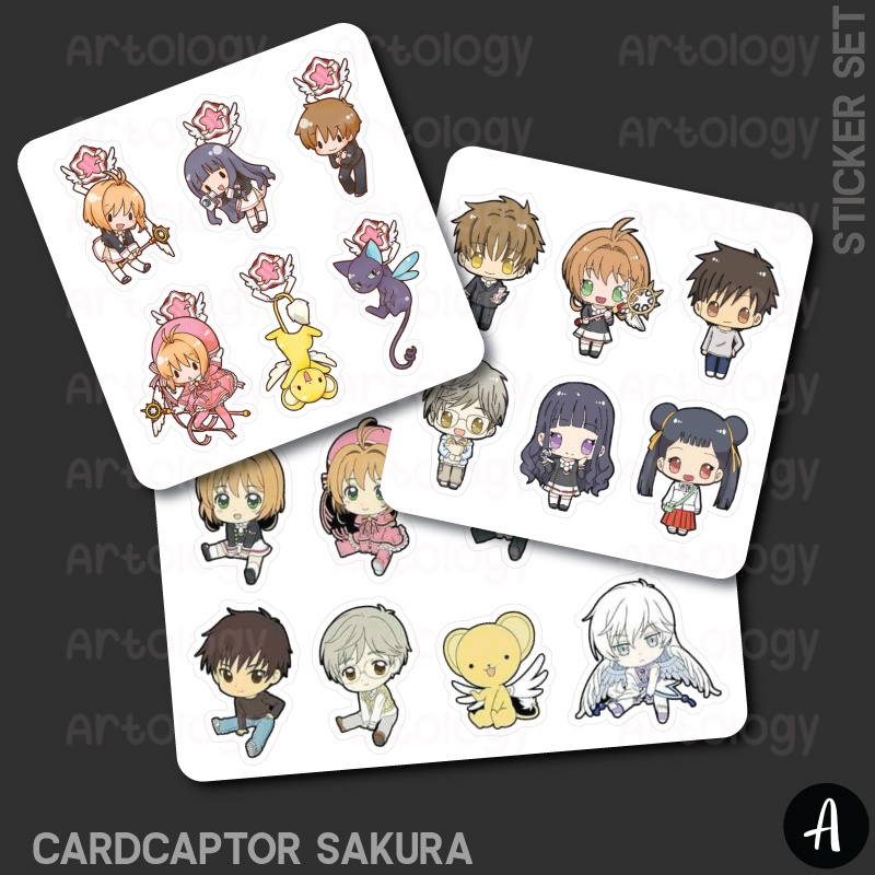 Jual Set Sticker Cute Chibi CardCaptor Sakura CCS Anime Planner Jurnal ...