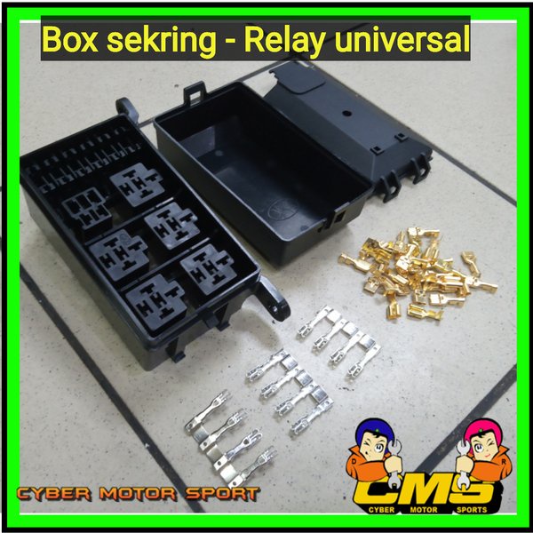 Jual Box tempat sekring dan relay mobil universal. tempat sekring relay ...