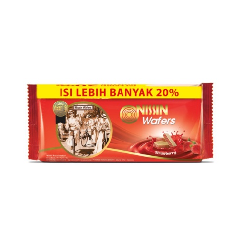 Jual Nissin Wafers Strawberry 2 x 132 gr | Shopee Indonesia