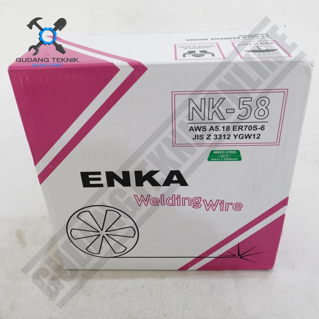 Jual Kawat Las CO2 Wire MIG 0.8mm 15Kg Enka NK58 - Kawat Las 0.8 mm Mig Wire Co2 15 Kg Enka NK ...