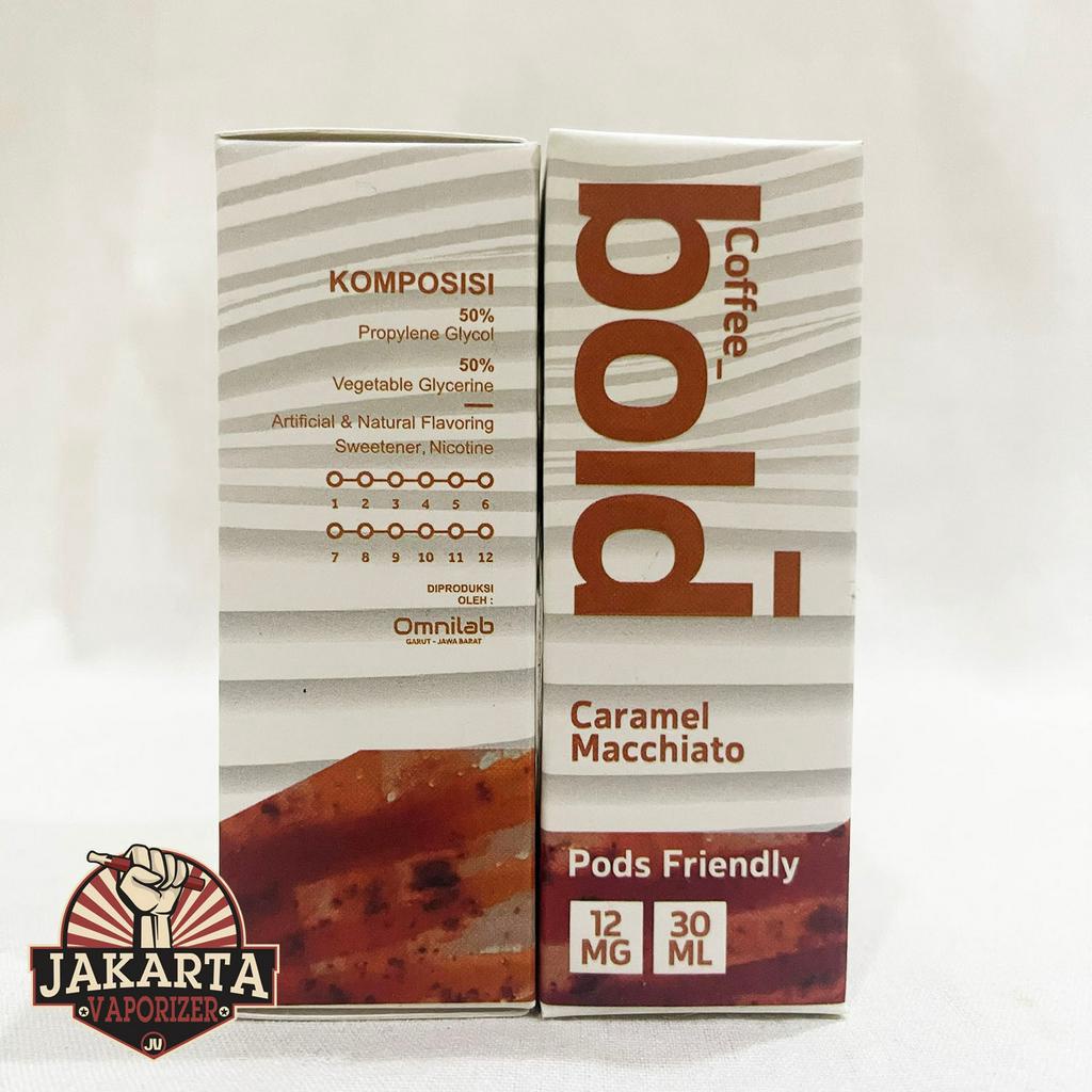 Jual PODS FRIENDLY BOLD COFFEE CARAMEL MACCHIATO 30ML 12MG BY JOSS OMNI ...