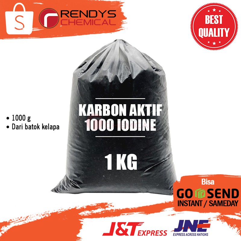Jual Karbon Aktif Iodine 800 1Kg / Active Carbon / Activated Charcoal 1 ...