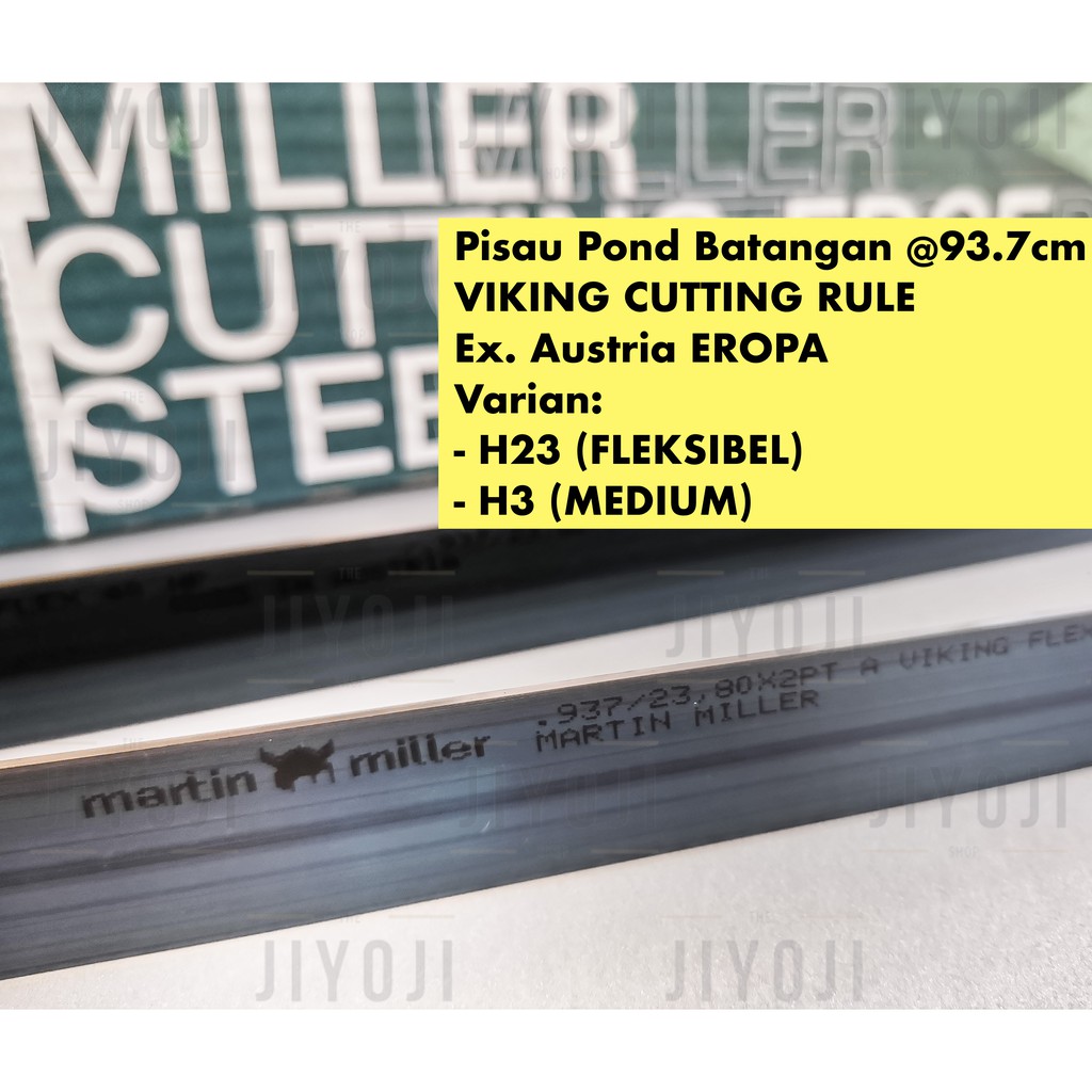 Jual Pisau Pond VIKING CUTTING RULE 2pt 0.71mm Martin Miller ex Austria ...