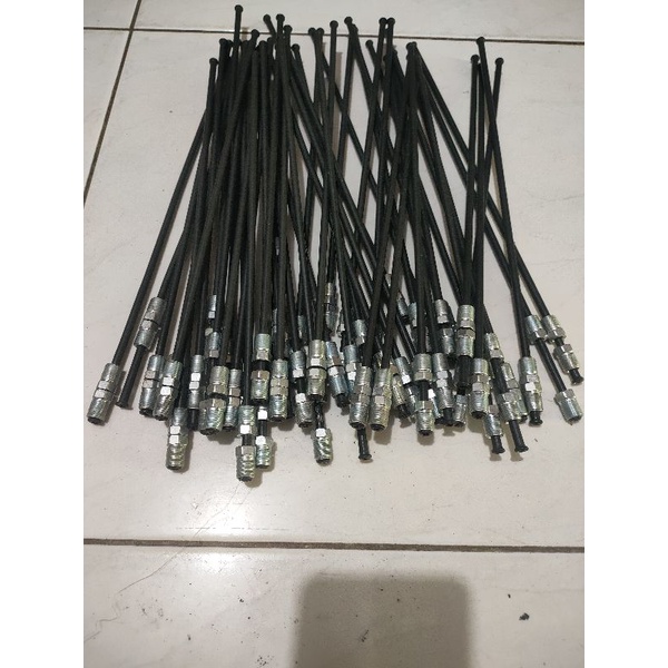 Jual pipa selang rem besi nepel 10 panjang 30 cm | Shopee Indonesia