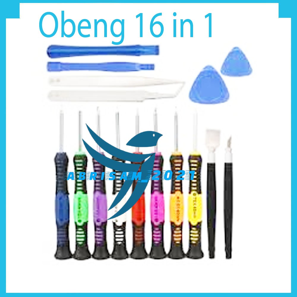 Jual OBENG SET MODEL BALLPOINT 16 in 1 MATA OBENG ) Bisa Untuk ...