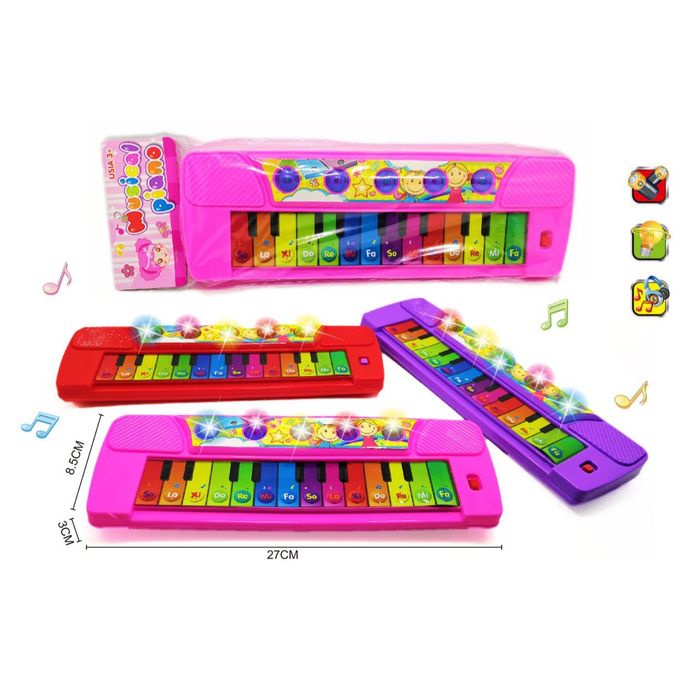Jual Piano Mainan 12 Nada Piano Anak Kecil Untuk Edukasi Nyala Bunyi ...